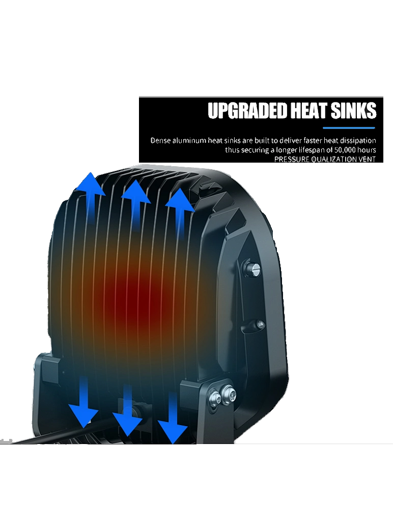 9″ New Flex Driving Light dual DRL set - Advanced 4x4