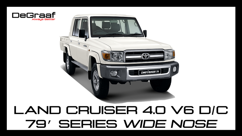 Toyota Land Cruiser 4.0 V6 Double Cab 79 Series Wide Nose Degraaf ...
