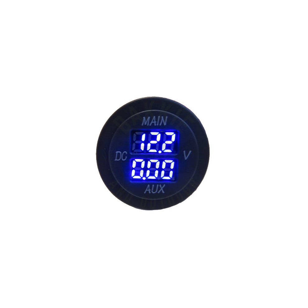 Dual Voltmeter Blue – Advanced 4x4